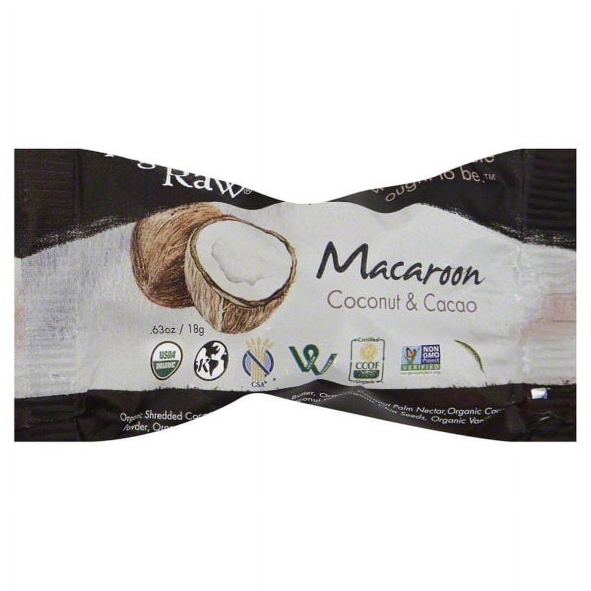RIGHTEOUSLY RAW: Organic Macaroon Coconut & Cacao, 0.63 oz - Walmart.com