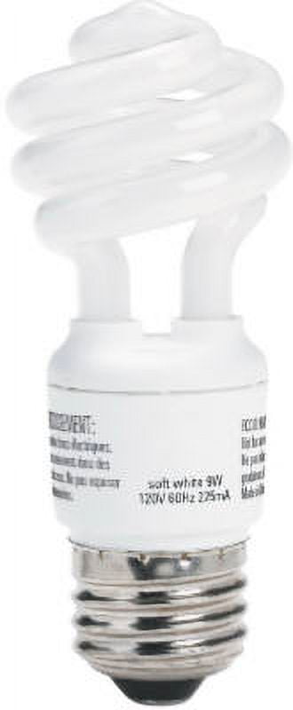 Earthtronics CF09SW1B2E Ultra-Mini CFL Bulb, 9-Watts - Walmart.com