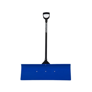 Bully Tools 92817 Steel Snow Pusher with Fiberglass D-Grip Handle, 24 ...