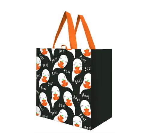 Earthwise Halloween Boo Reusable Storage Tote 14" x 8" - Walmart.com
