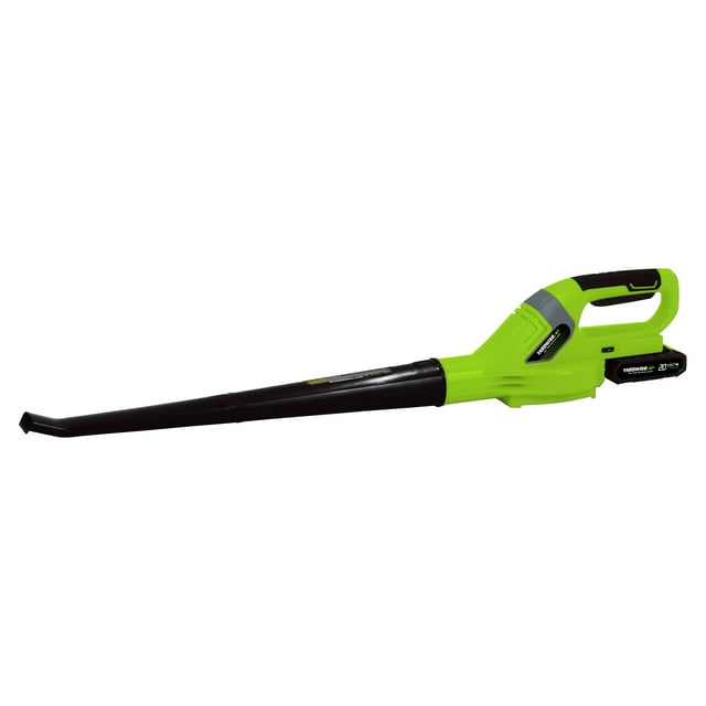 Earthwise LB21020 20-Volt Variable Speed Cordless Electric Blower 2Ah ...