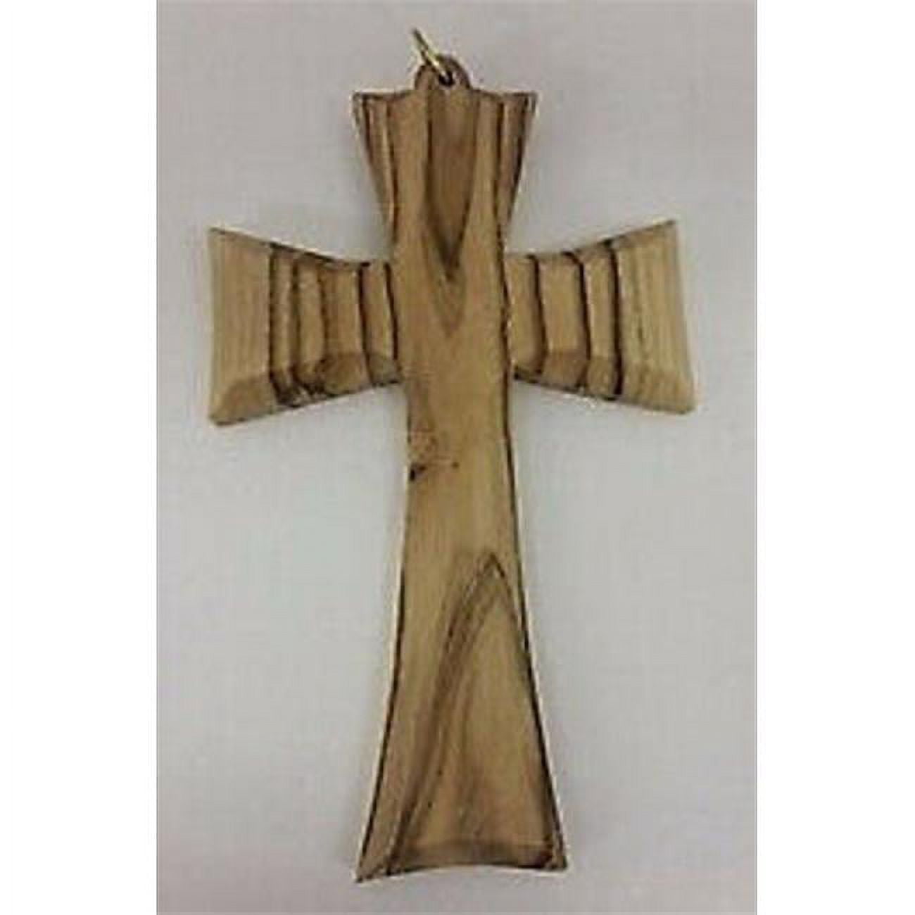 Earthwood 143284 3.75 in. Olive Wood Flared Cross - Walmart.com