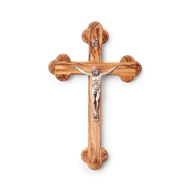 Earthwood 303831 Crucifix Olive Wood Large Routed Orthodox Cross - 8 in ...