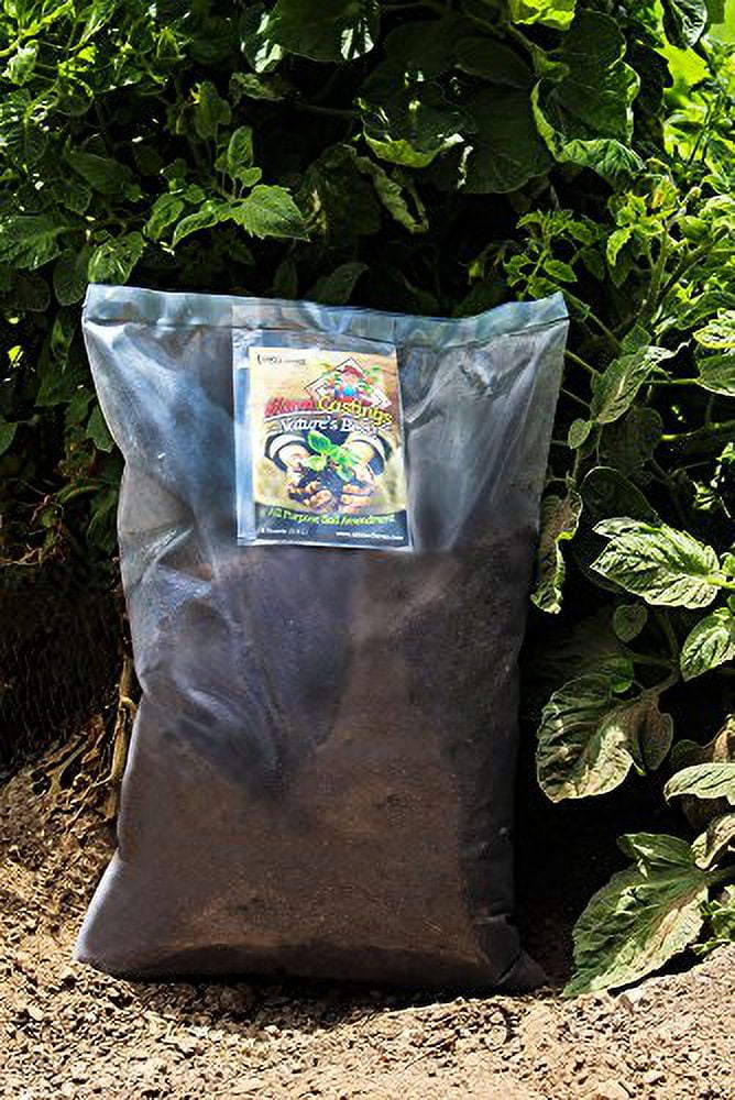 Earthworm Castings 20 Quarts, Approx. 25 Pounds, Natures Soil Amendment ...