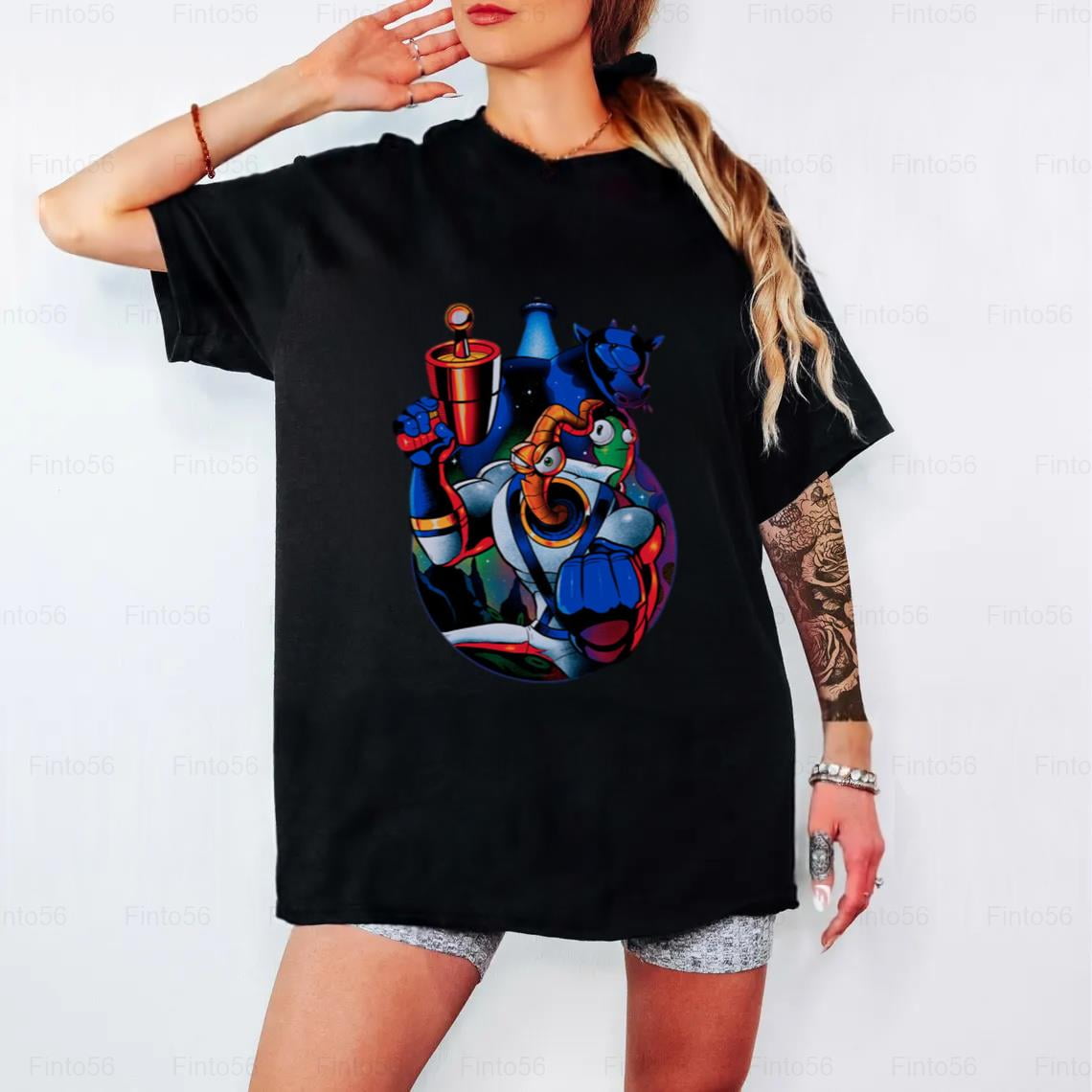 Earthworm Groovy! T-shirt, Sweatshirt, Hoodie with 90s Cartoon Energy ...