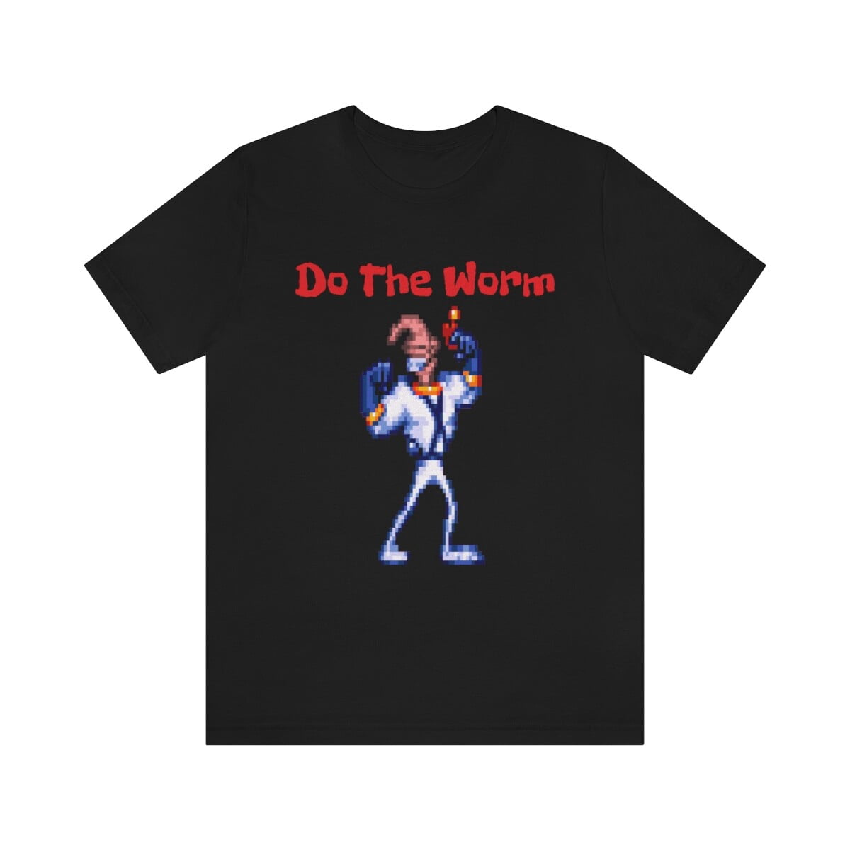 Earthworm Jim Do The Worm SEGA Genesis SNES 90's Game Pixel Unisex T ...