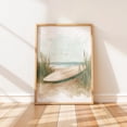 Earthy Boho Coastal Serene Surfboard Sand Beachy Decor Unframed Paper ...
