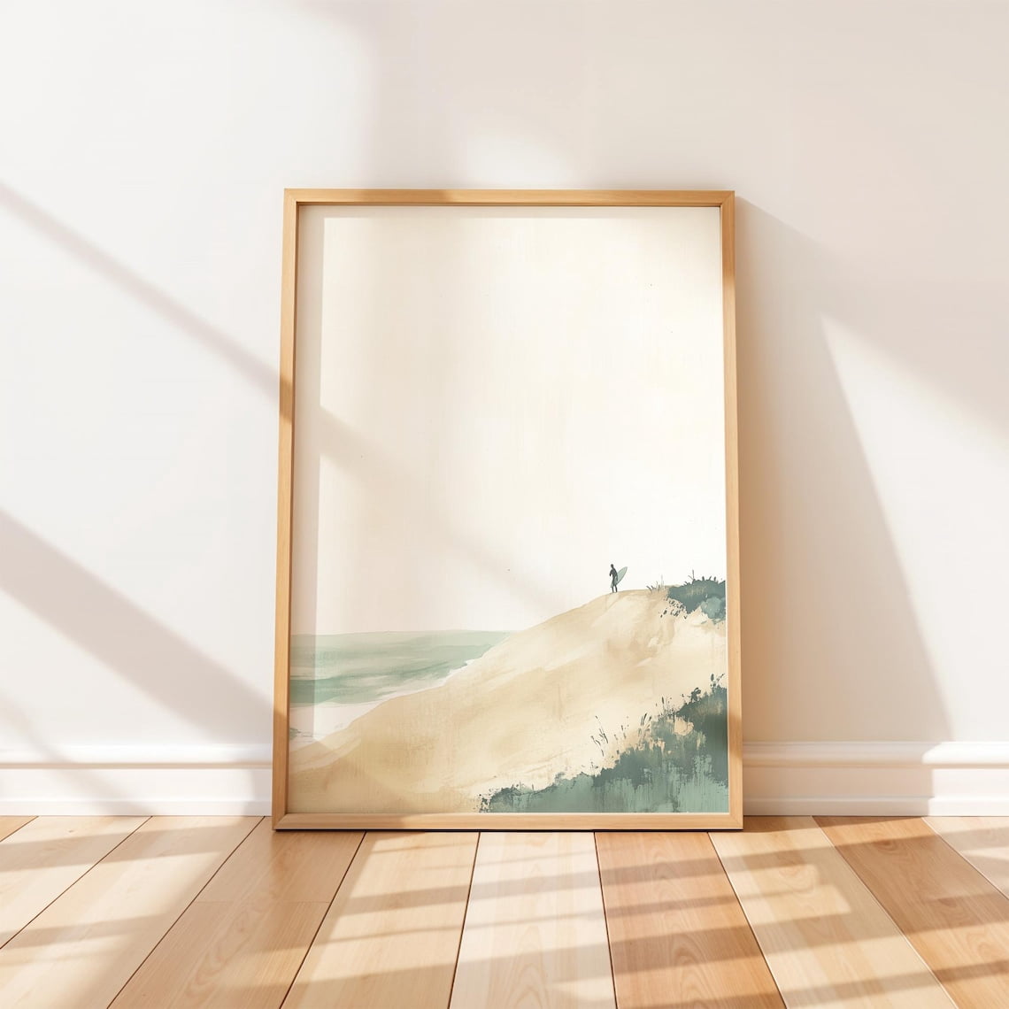 Earthy Boho Surf Coastal Serene Beach Dune Decor Unframed Paper Print ...