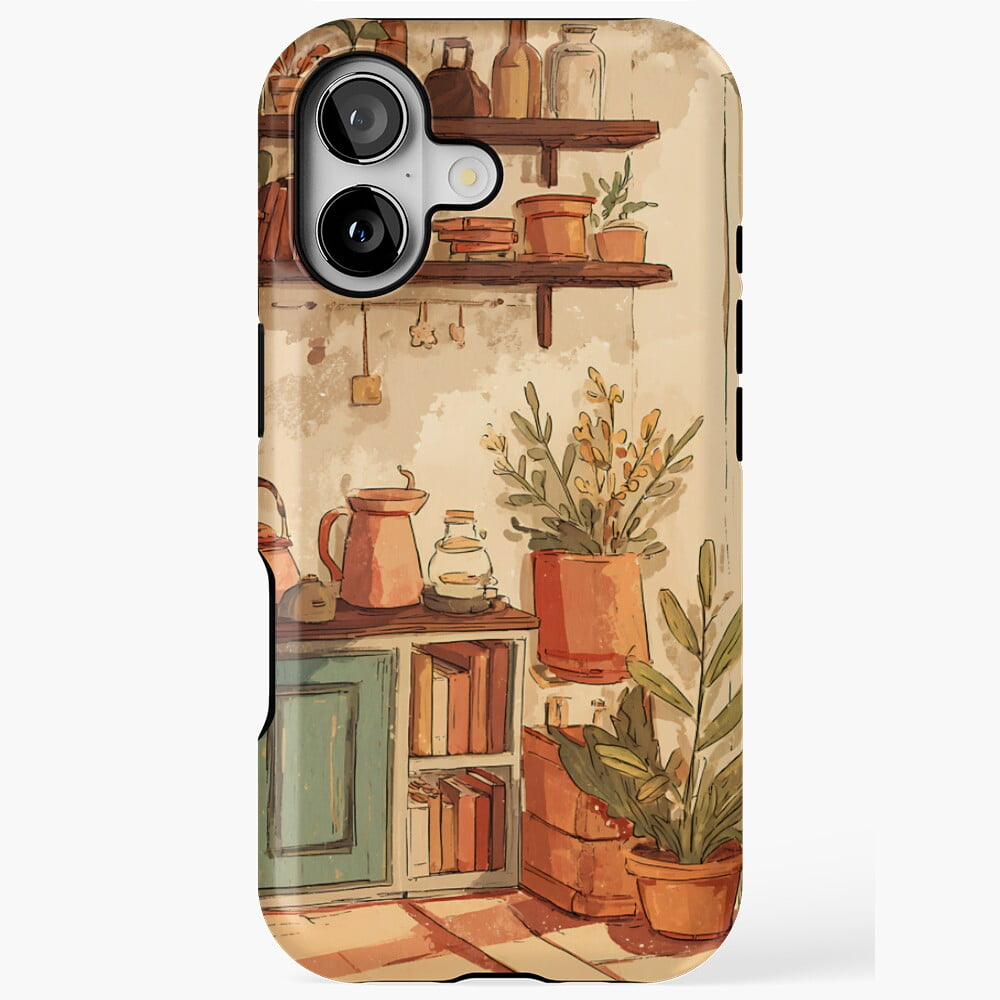 Earthy Cottagecore Charm Aesthetic Art Compatible Phone Case for iPhone ...