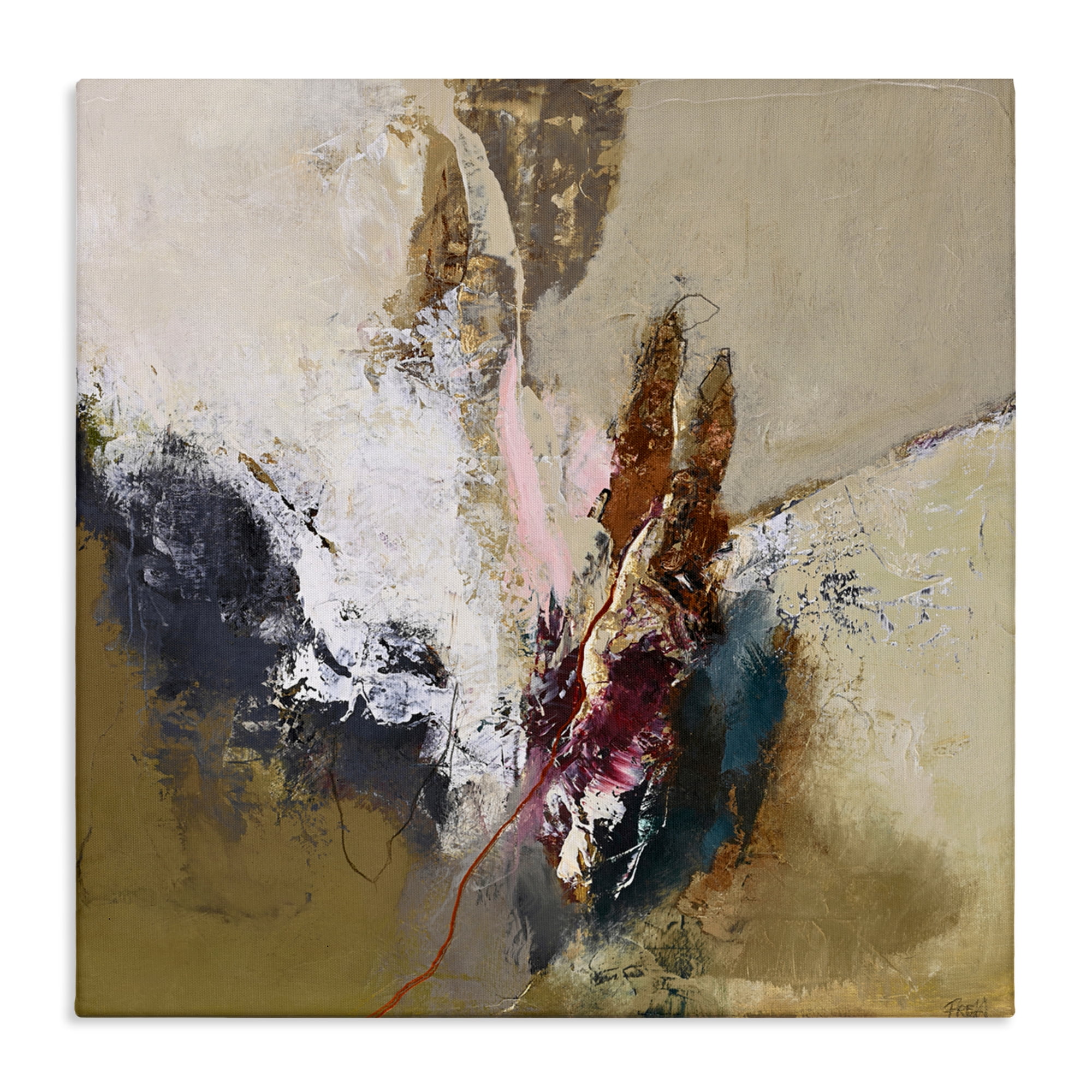 Earthy Mood Composition Canvas Wall Art, design by Design Fabrikken ...