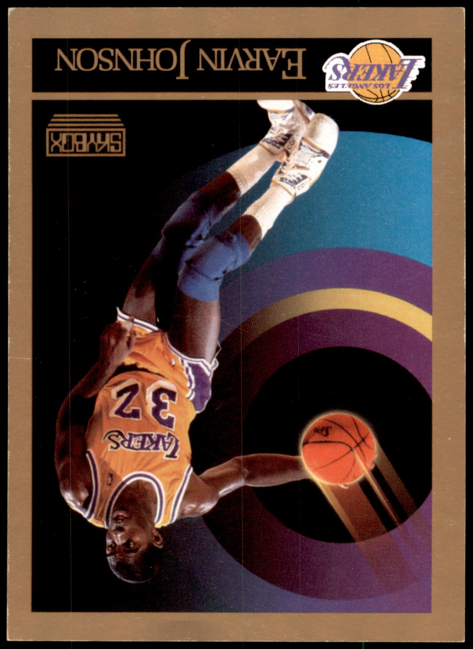 Earvin Johnson #138 1990-91 SkyBox - Walmart.com