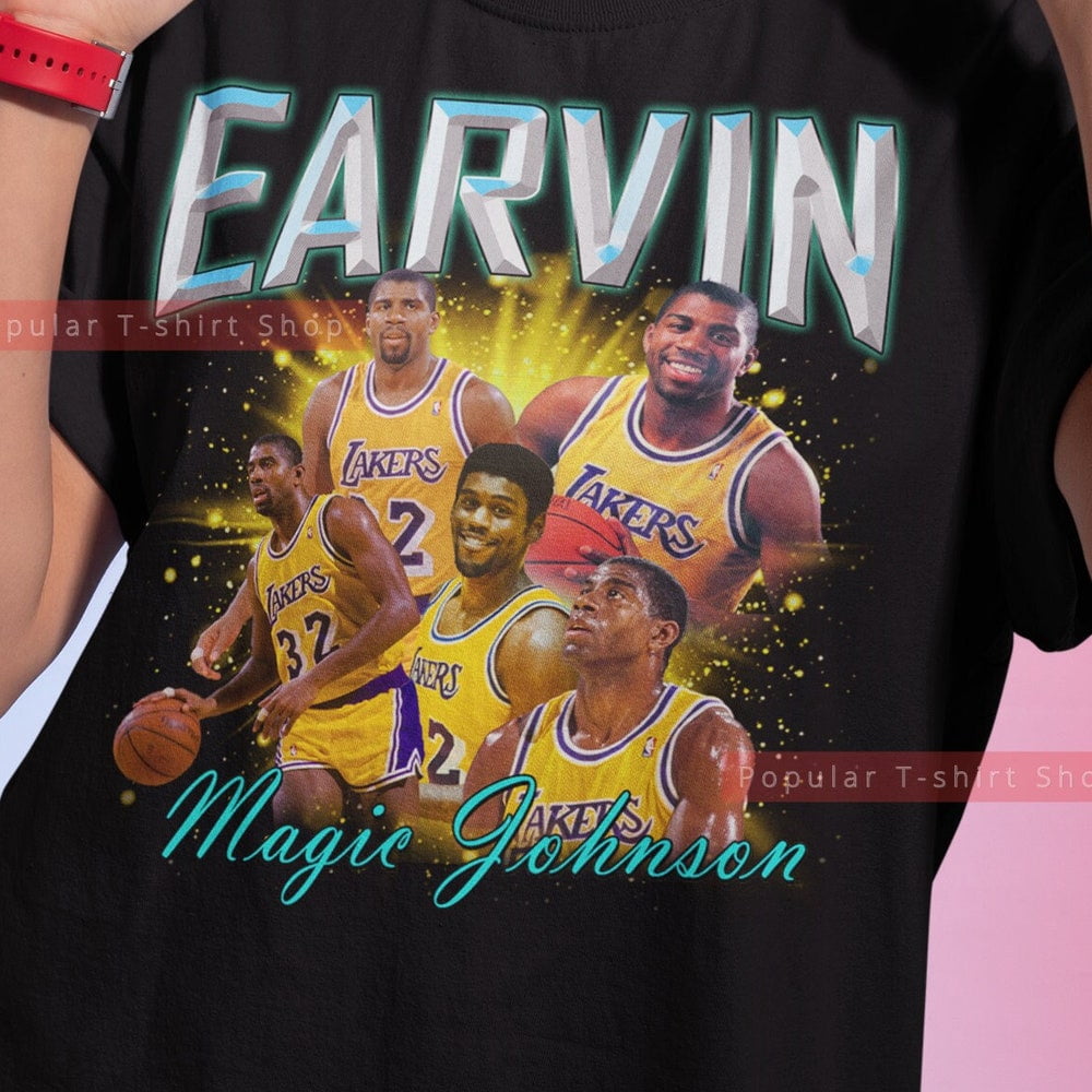 Earvin Magic Johnson Vintage Unisex Shirt, Vintage Earvin Magic Tshirt ...