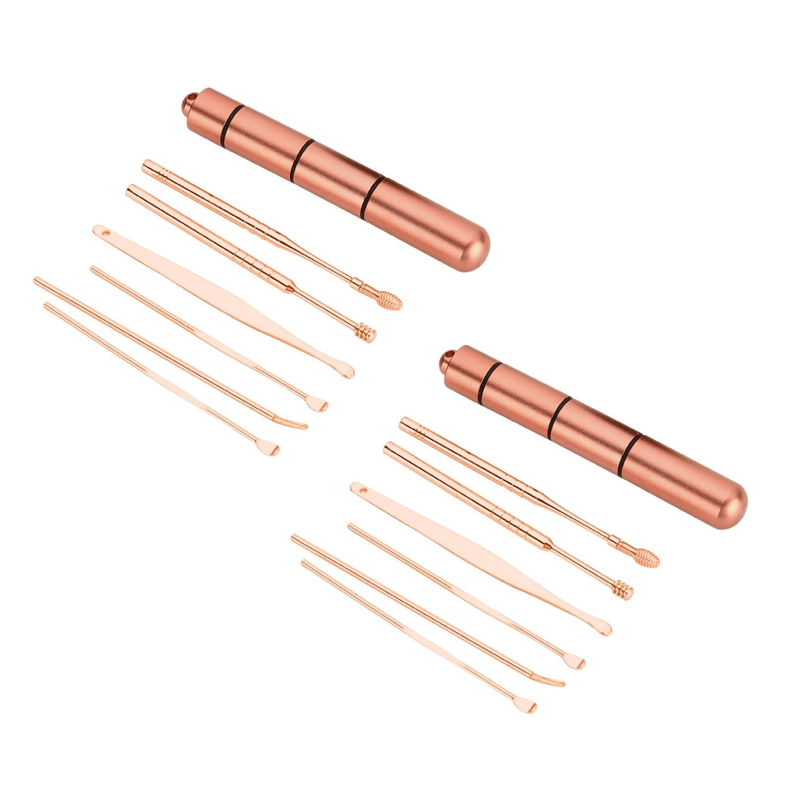 Earwax Removal Kit, Ear Wax Removal 6-in-1 Ear Pick Tools Reusable Ear ...