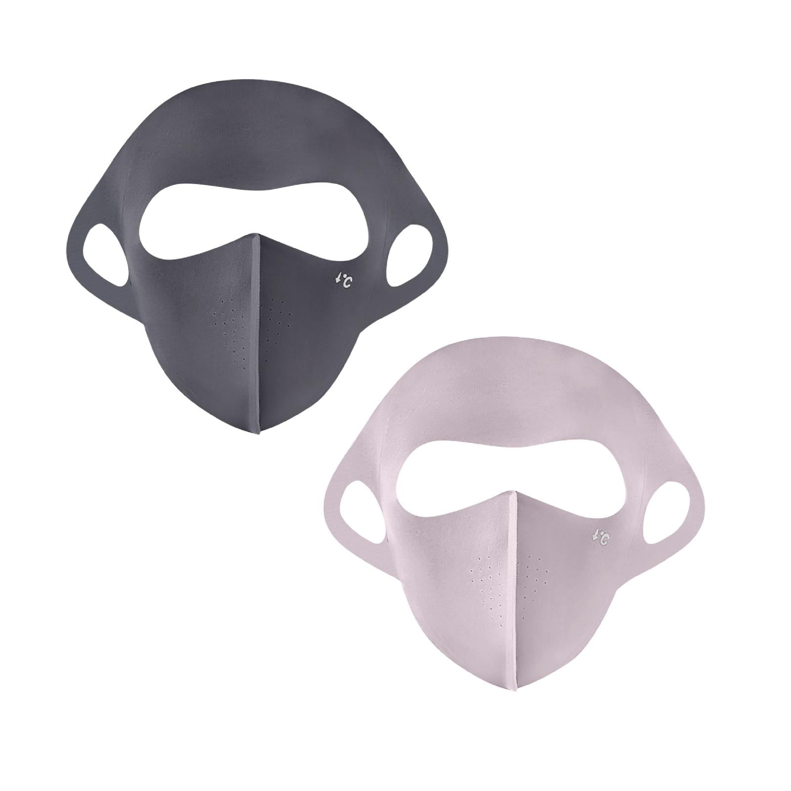 Easdesey 2pcs Full Face Mask UPF 50+ UV Protection Full Face Sun Shield ...