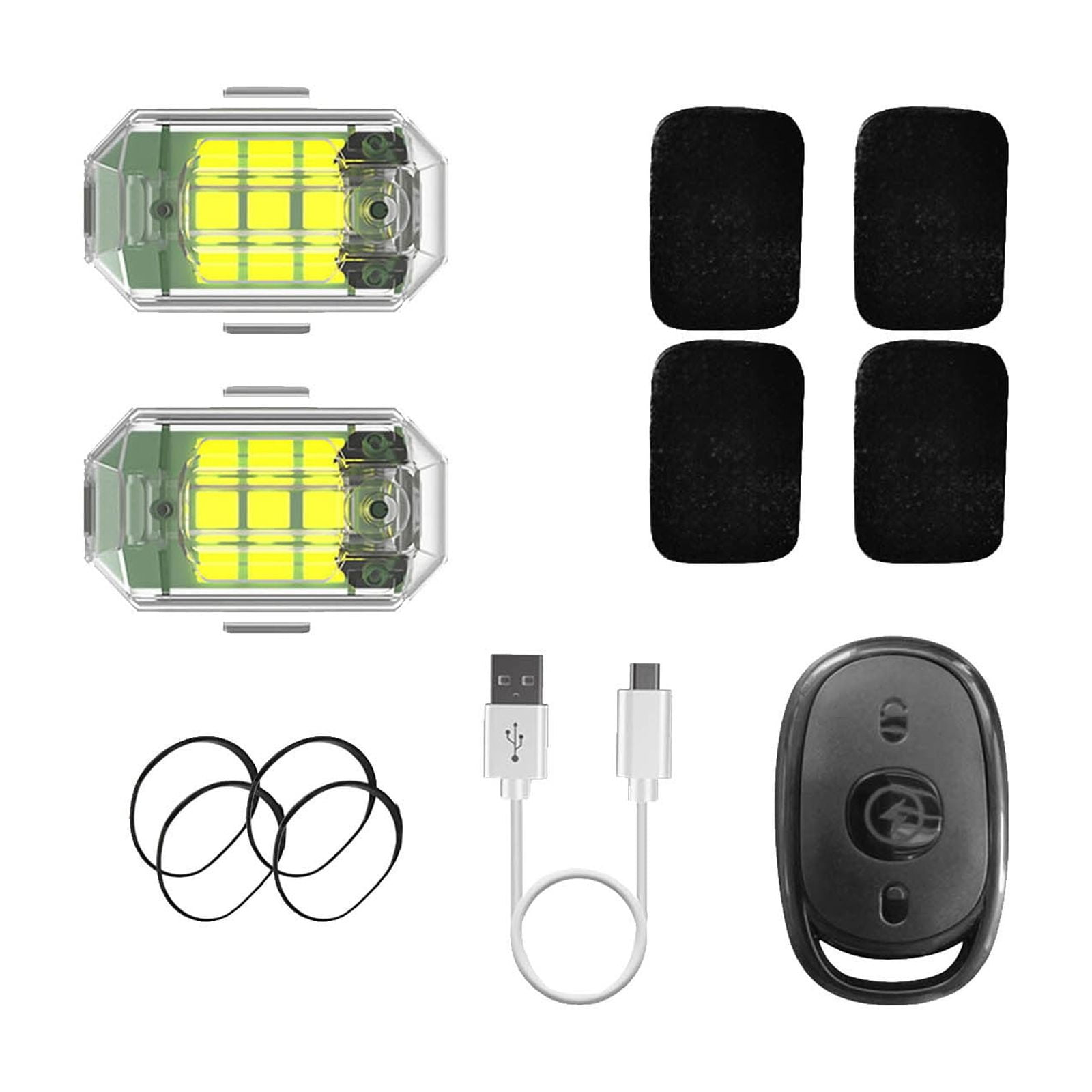 Easdesey Wireless LED Strobe Light with Remote, High Brightness 7 ...