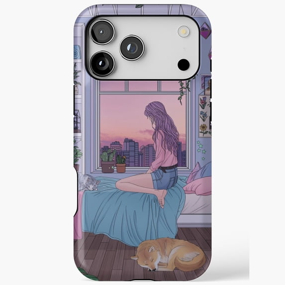 Ease minimal calm aesthetic artwork iPhone Case 17 16 15 14 13 12 11 ...