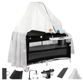 EaseBaby 5-in-1 Convertible Baby Bassinet & Bedside Sleeper,Infant Play ...