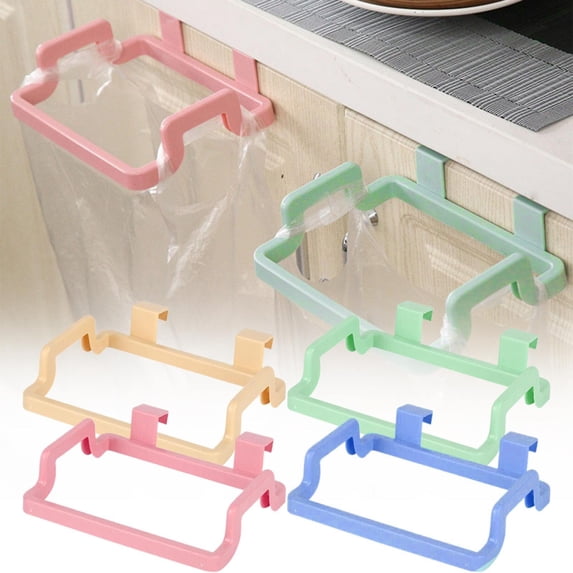 EaseDay Kitchen Cabinet Trash Bag Holder, Over Door Garbage Bag ...