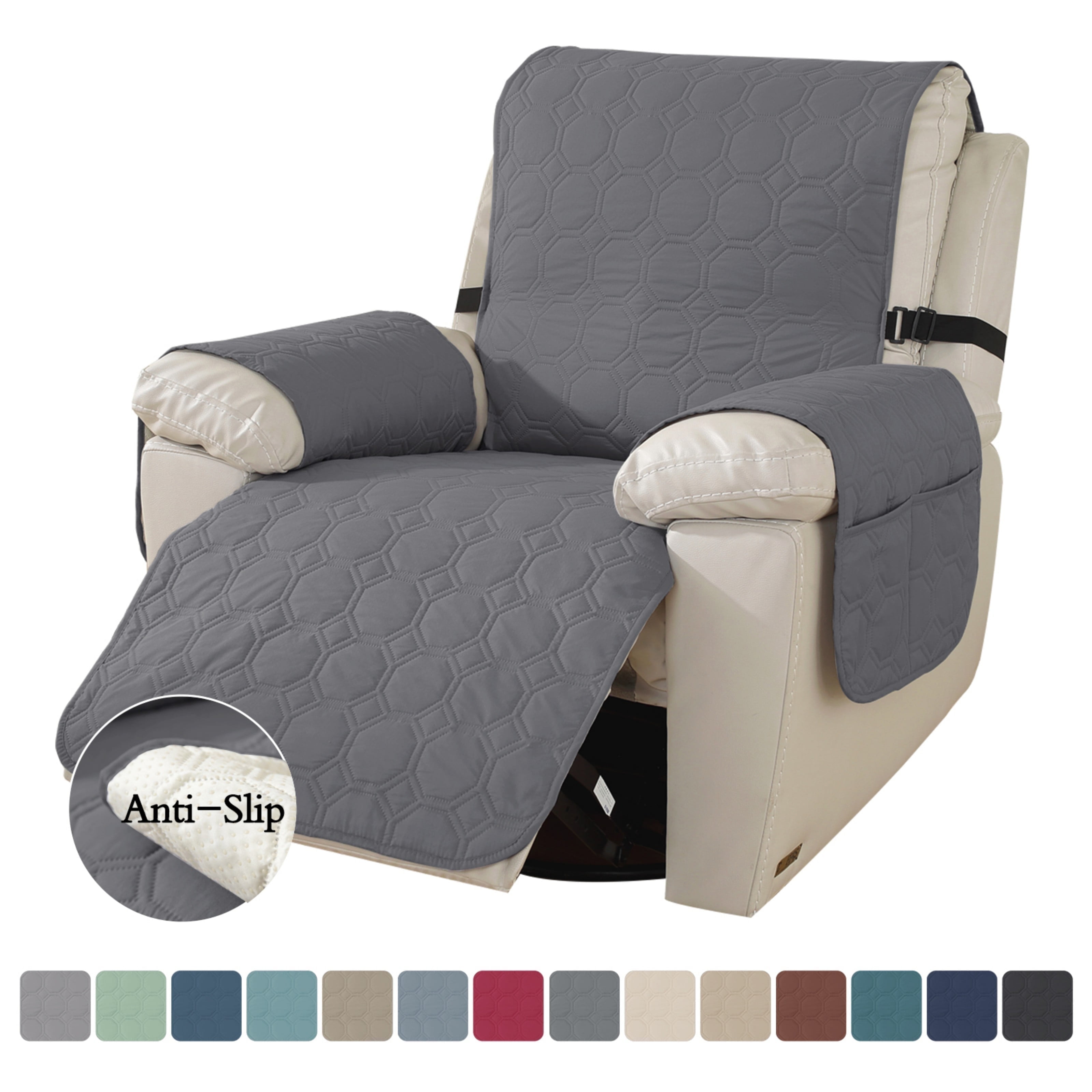 Lavish Cover 100% Waterproof Recliner Chair Cover, 1 Piece Non-Slip ...