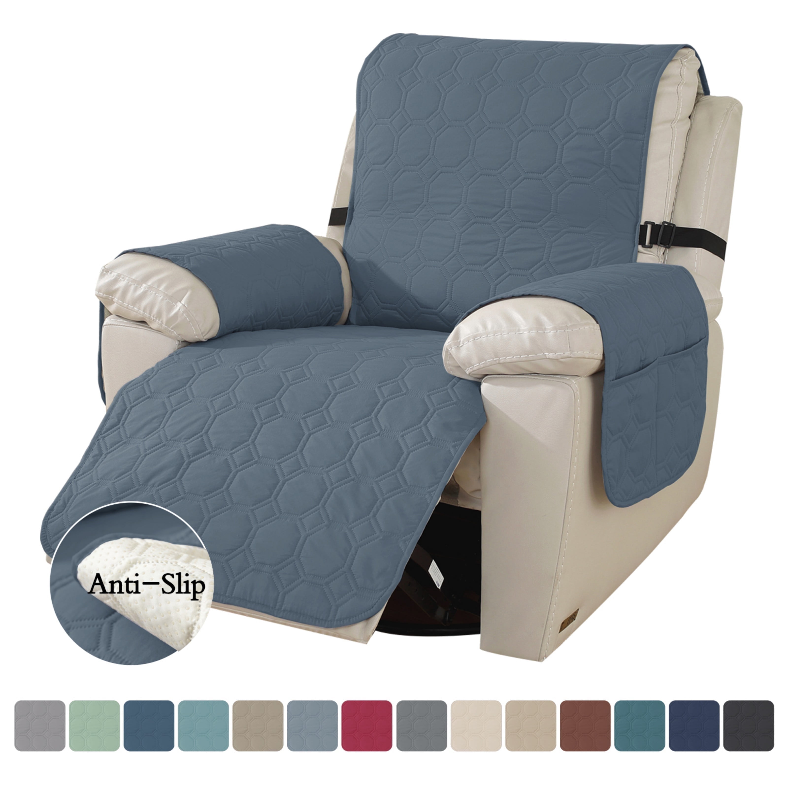 Lavish Cover 100% Waterproof Recliner Chair Cover, 1 Piece Non-Slip ...