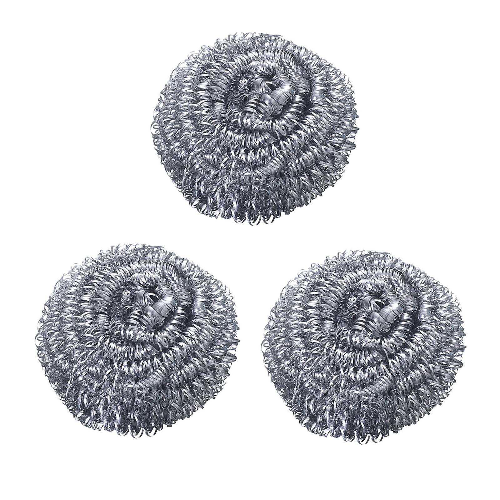 Easeky Stainless-Steel Scrubber Sponges 2-Pack, Heavy-Duty Chainmail ...