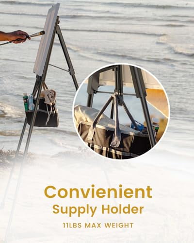 Easel for Painting, 65'' Portable Easel Stand for Adults, Folding Plein ...