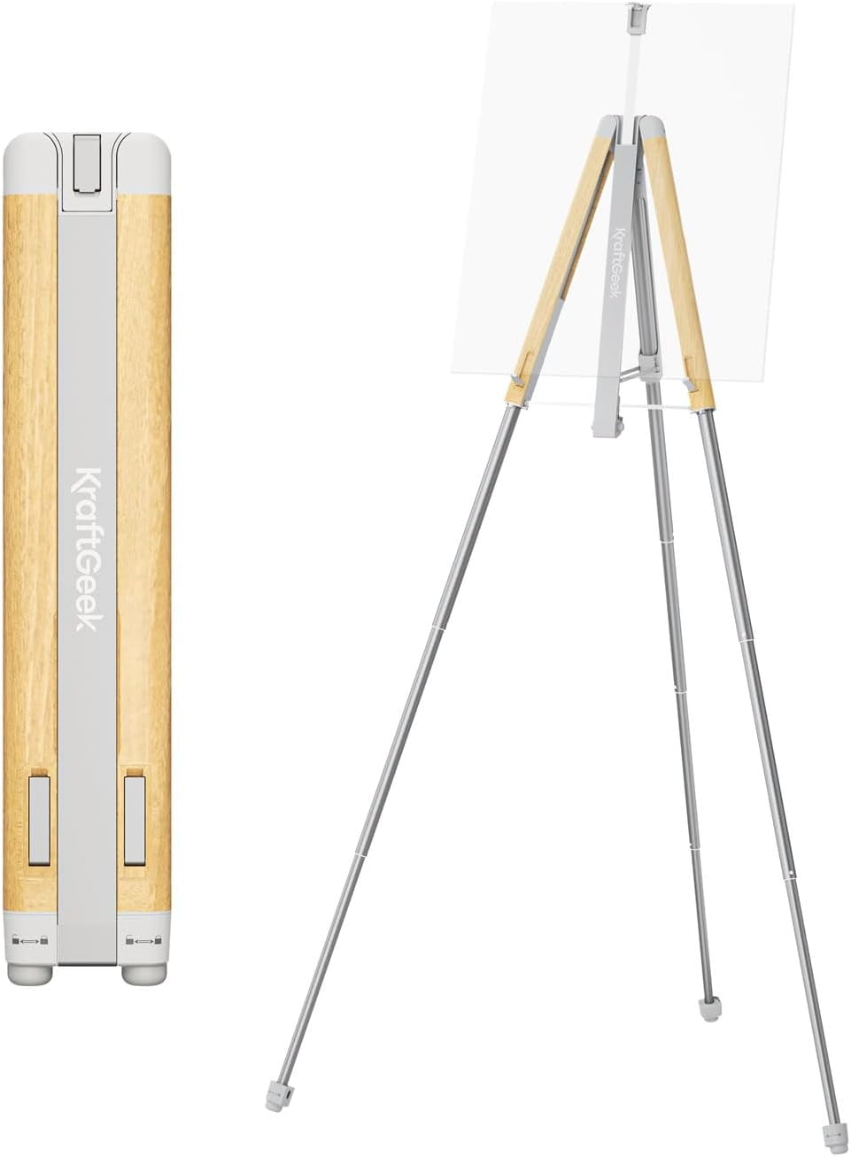 Easel for Painting, 65'' Portable Easel Stand for Adults, Folding Plein ...