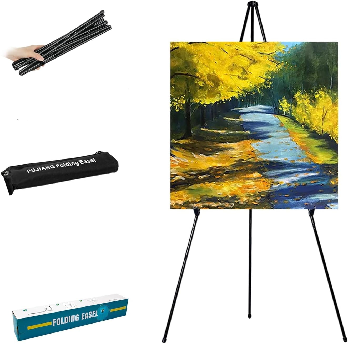 Easel Stand for Signs,63" Easels for Displaying Pictures, Display ...