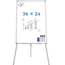 VUSIGN Large 48''x36'' Mobile Magnetic Double-Sided Reversible ...