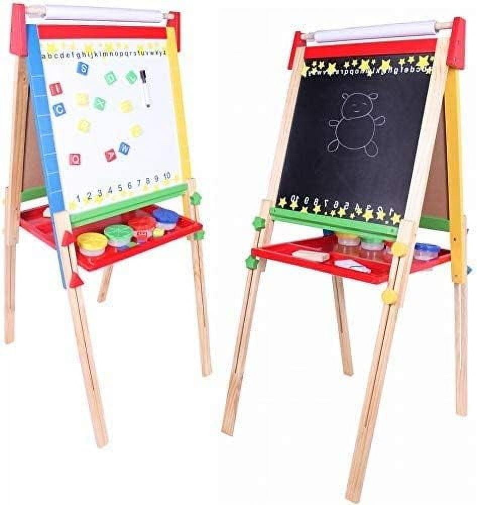 Easel for Kids Art Easel Kids Easels for Toddlers Wooden Kid Easel with ...