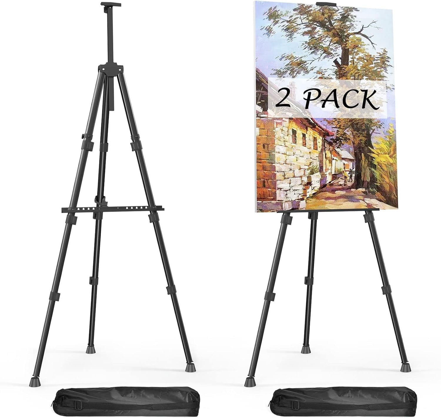 Easels for Painting Canvas, 66" Art Easel for Drawing, Portable ...