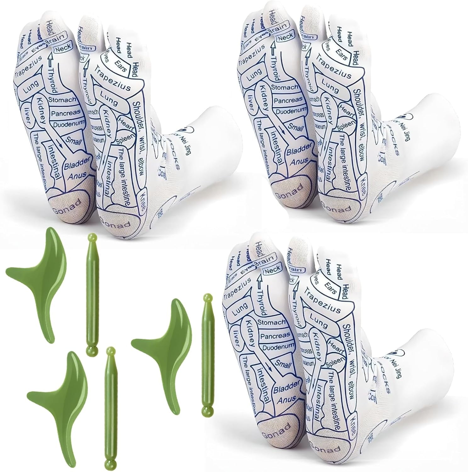 Easerelief Socks, Ease Relief Socks Women, Reflexology Socks with Tools ...