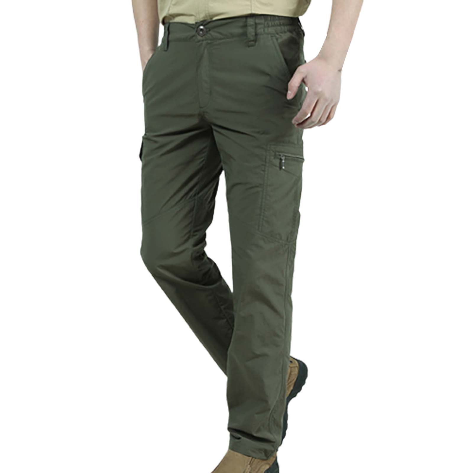 Eashery Cargos for Men Flex Cargo Pant Cotton Relaxed Fit Full Elastic ...