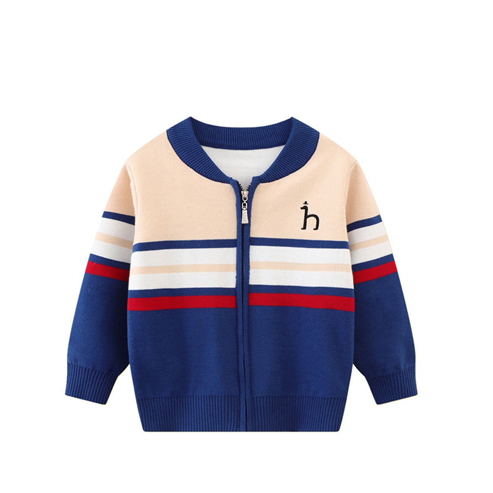 Eashery Kid's Winter Coat Full Zip Hoodie Jacket Long Sleeve Cotton ...