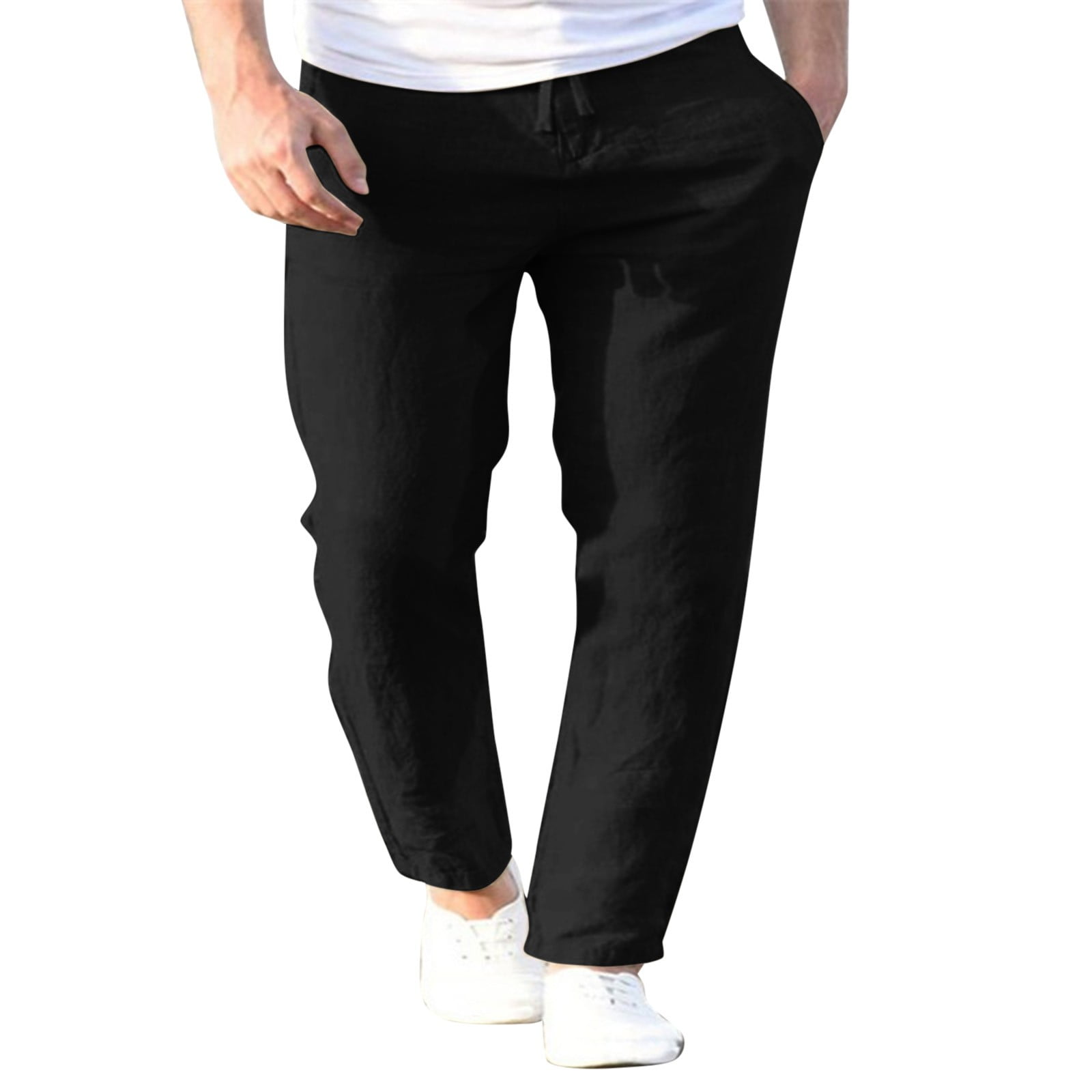 Eashery Men Joggers Pants Slim Fit Slim Fit Workday Khaki Flex Pants ...