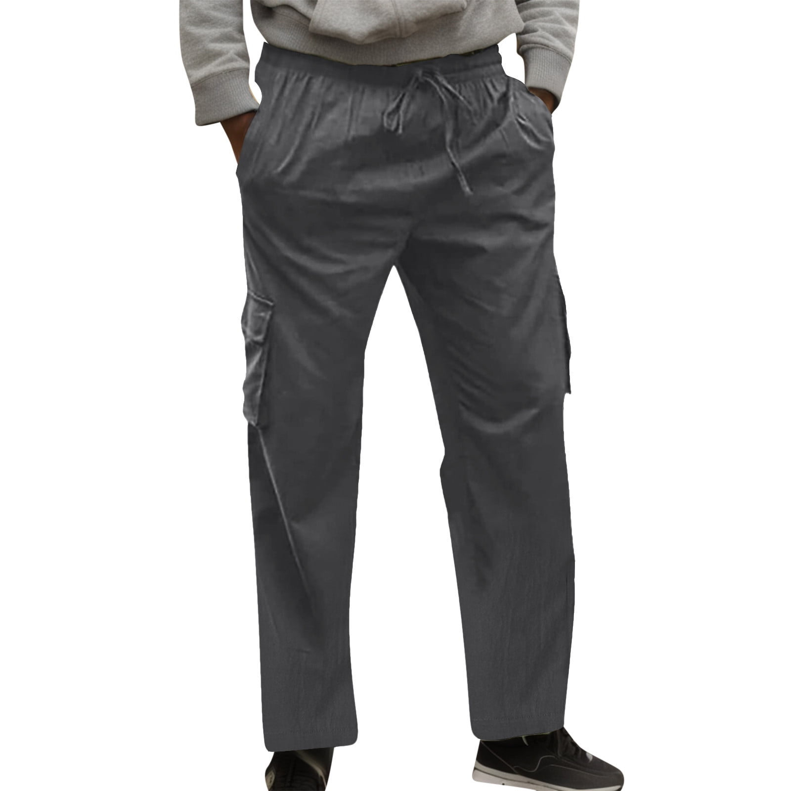 Eashery Men Pants Casual Relaxed Fit Modern-Fit Comfort Stretch ...