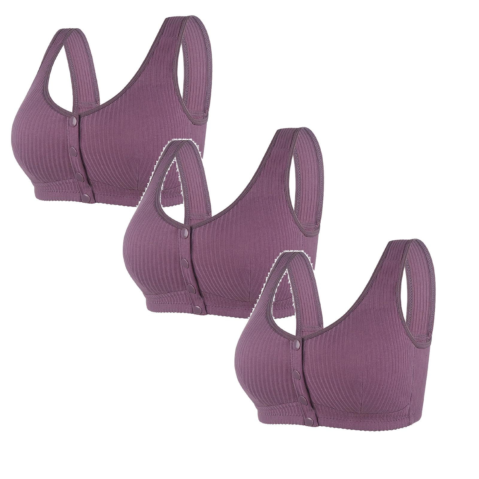 Eashery Sport Bras for Women Solid No Steel Ring Womens Bras ...