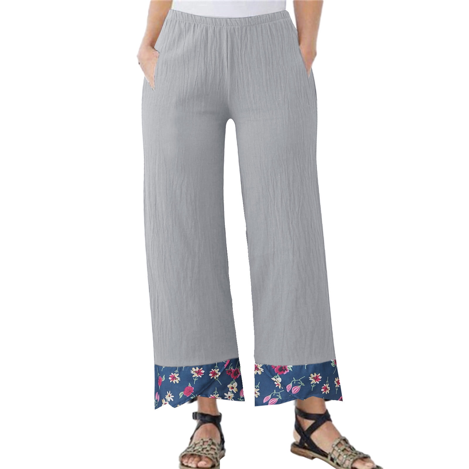 Eashery Straight Leg Pant for women Wide Leg High Waisted Comfortable ...