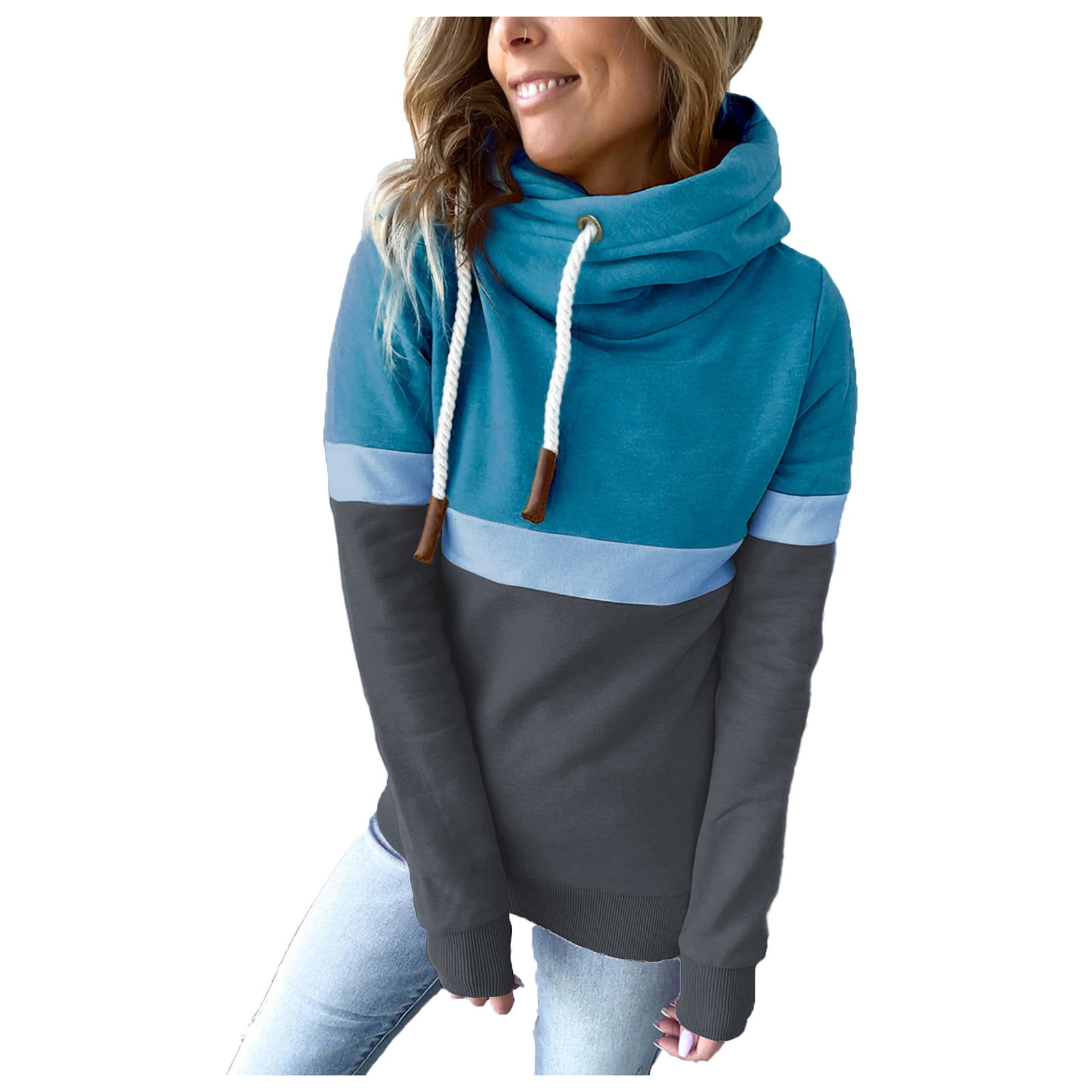 Eashery Sweatshirts for Women Loose Fit Hooded Hoodie Womens Hoodie ...