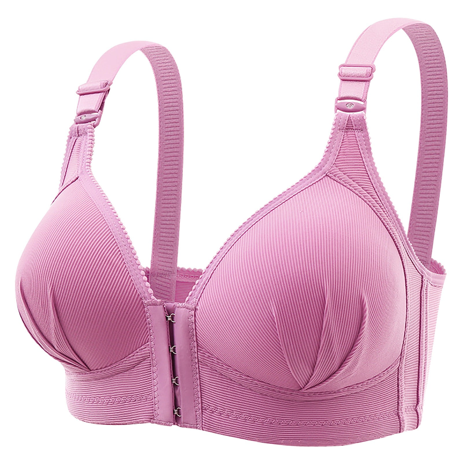 Eashery Wireless Bras For Large Women Women's Deep Plunge Bra Low Cut ...