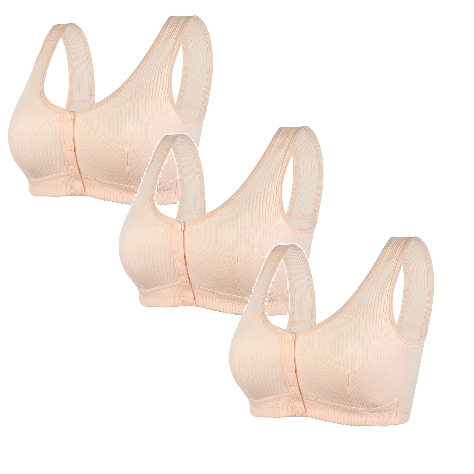 Eashery Women Bras Push Up Solid Front Close Womens Bras Comfortable ...