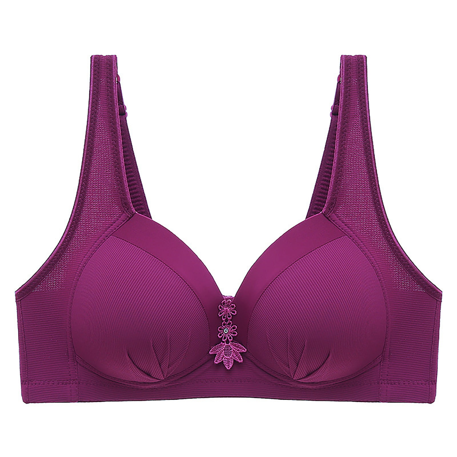 Eashery Women Bras Push upBackless Bra Seamless Bra Women Underwear Purple 38 85BC - Walmart.com
