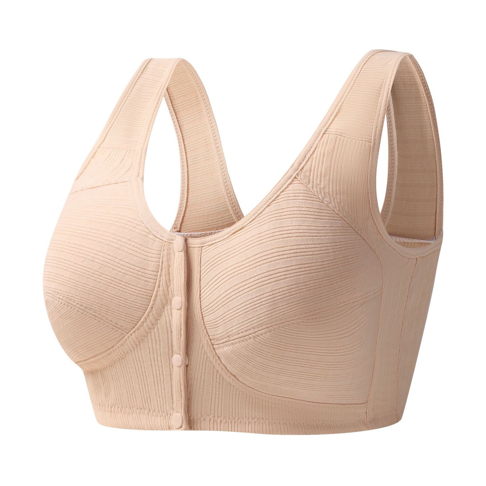 Eashery bras for women plus size Women Solid Thread Front Buckle ...