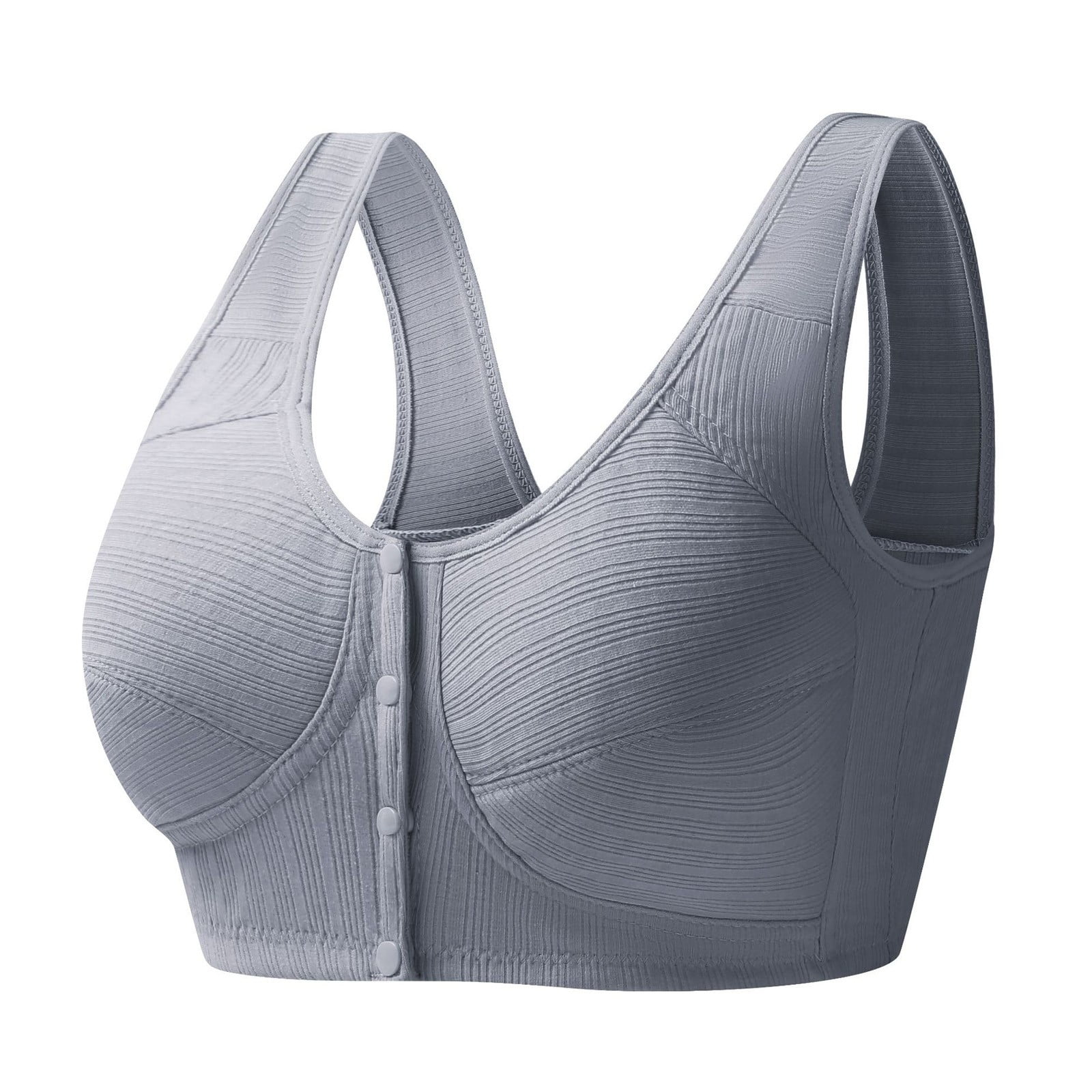 Eashery bras for women plus size Women Solid Thread Front Buckle ...