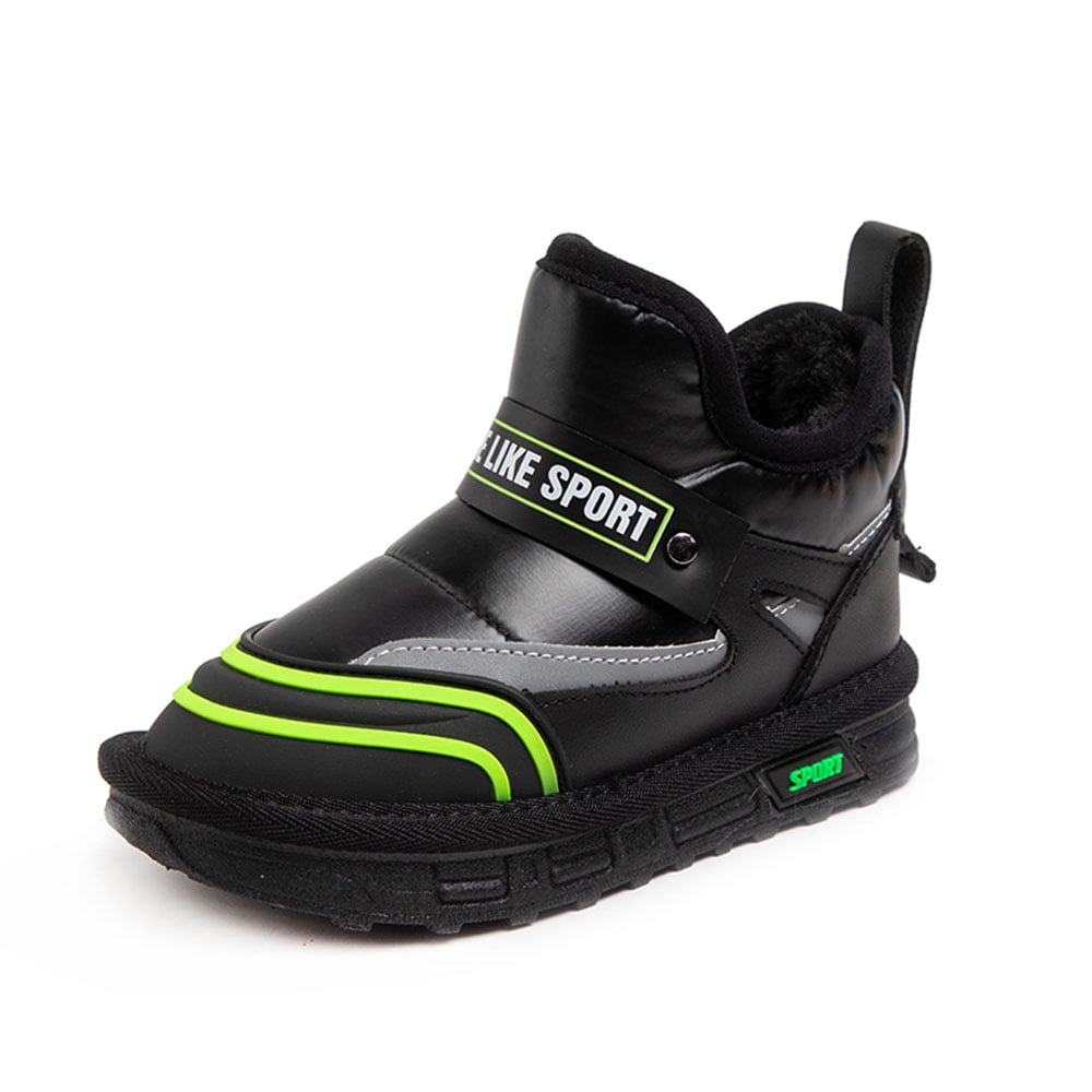 Eashi Kids Boys Girls Snow Boots Winter Waterproof Slip Resistant Cold ...