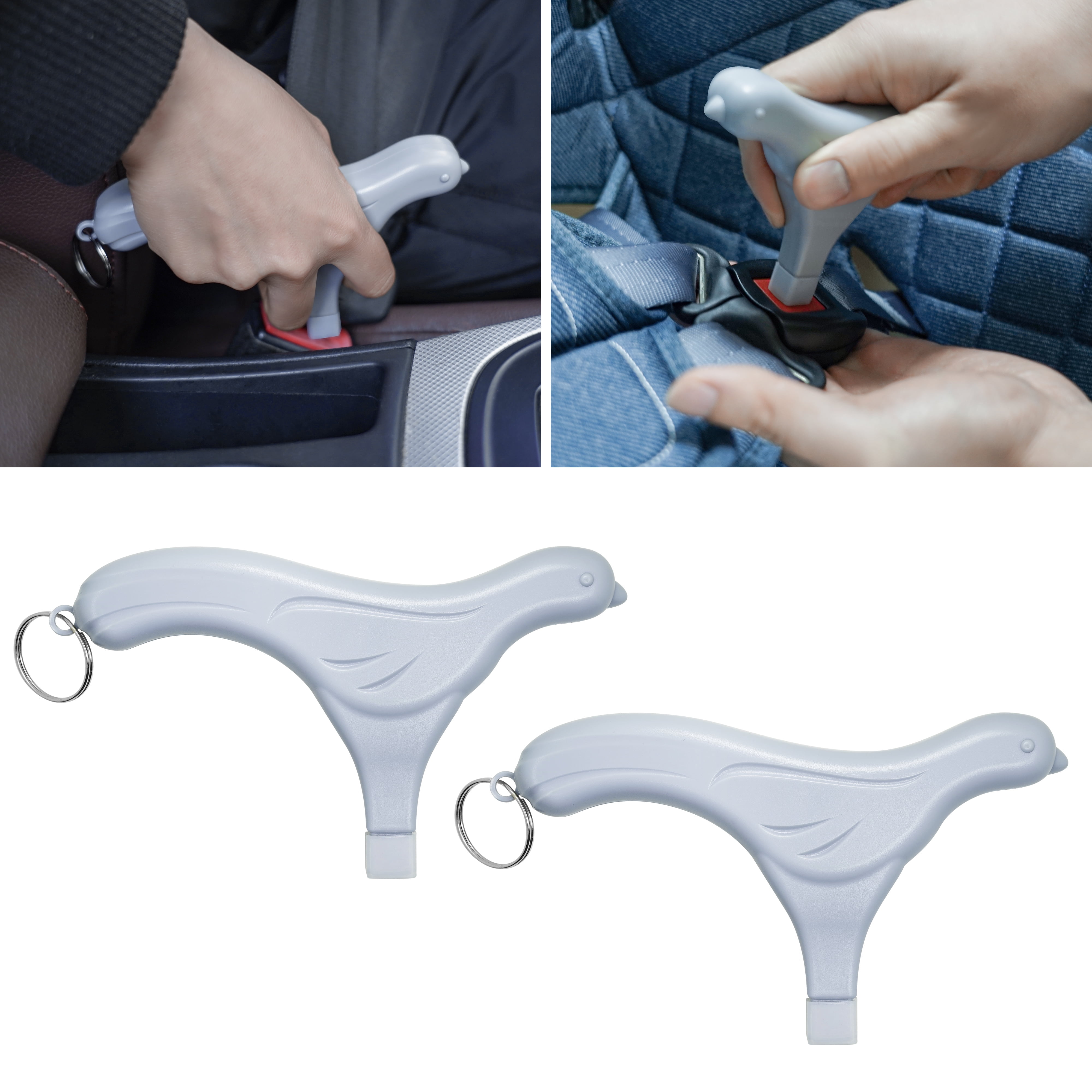 Easicozi Unbuckle Assistant Car Seat Key, Grey Dove Design, Pack of 2 ...