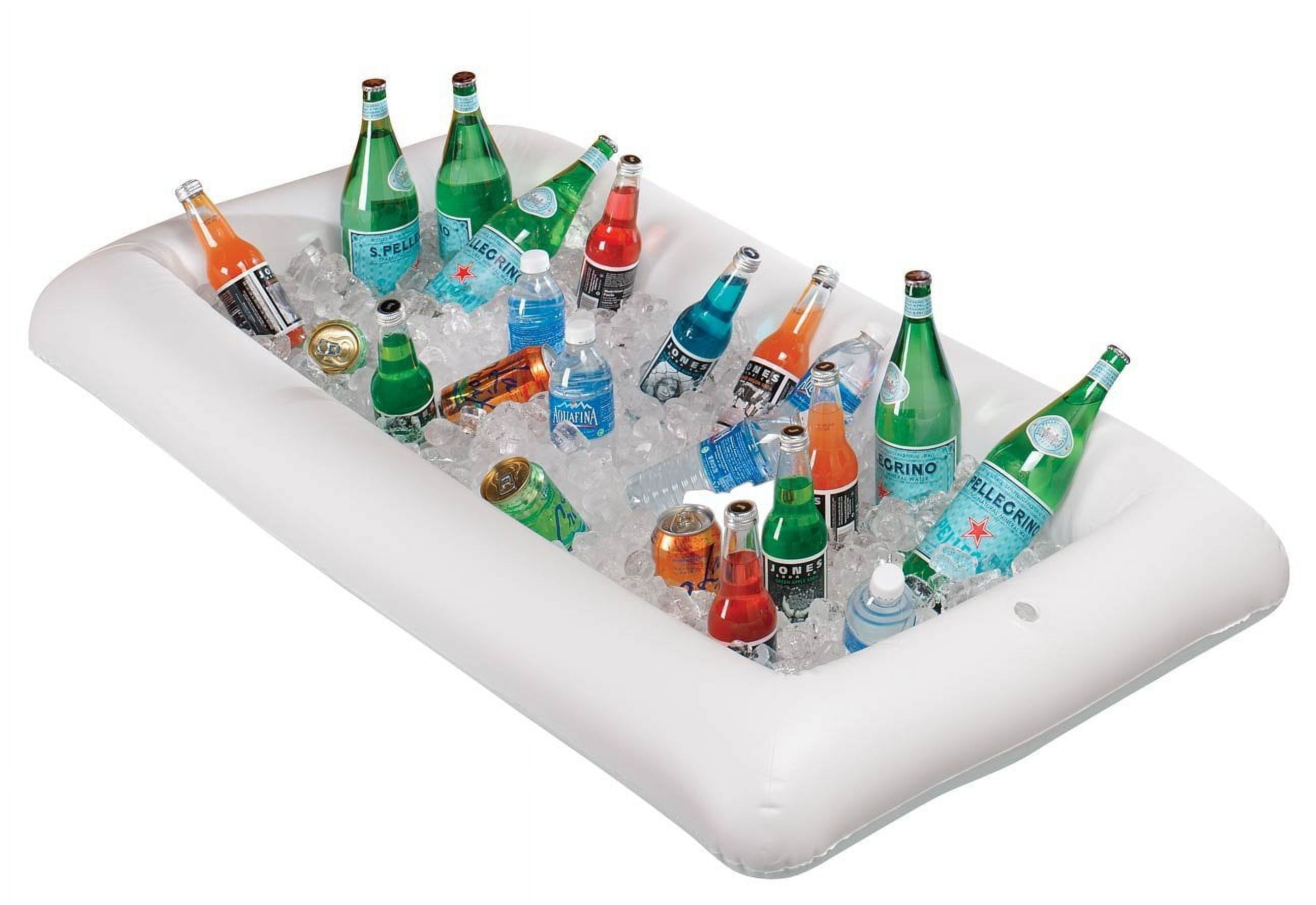 Easier Living - Inflatable Serving Ice Tray Cooler Bar Indoor/Outdoor ...
