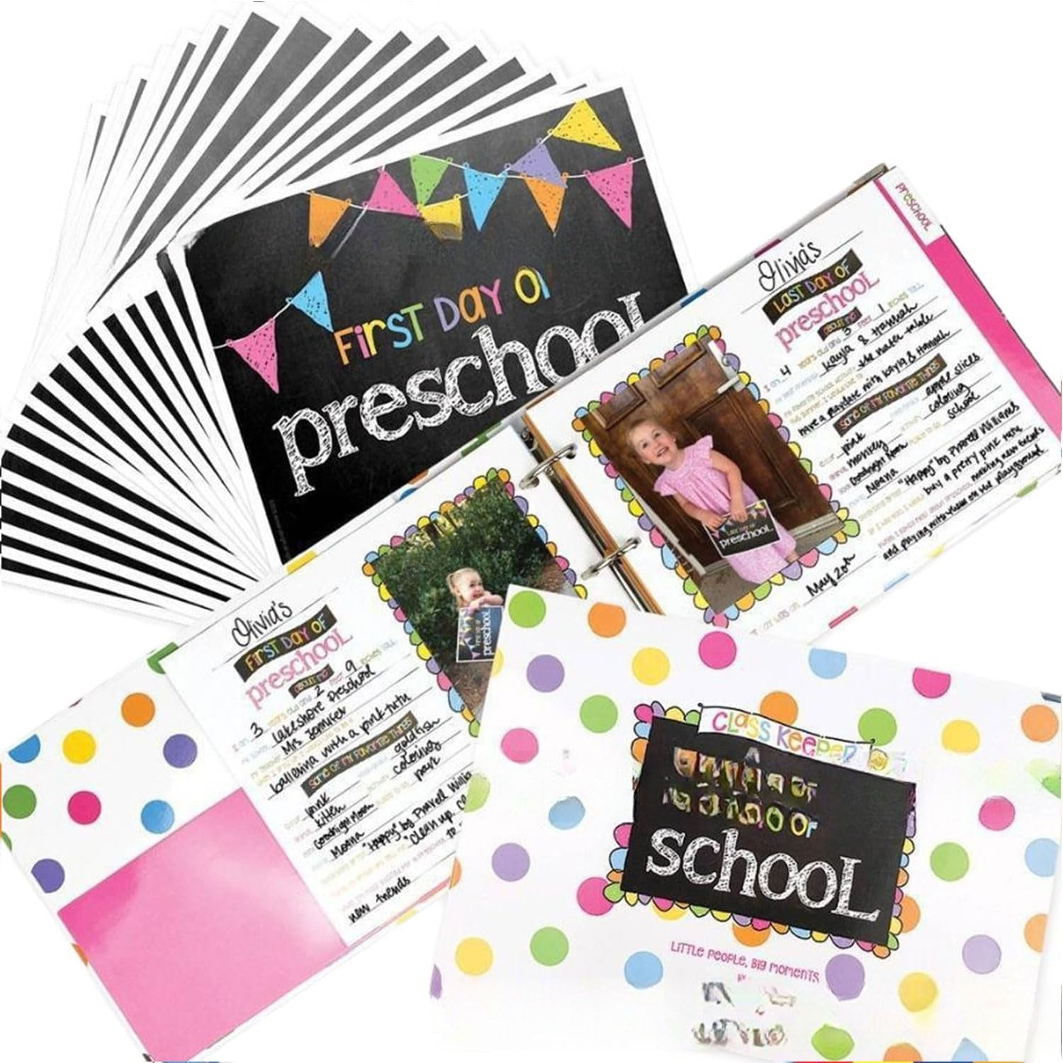 Easiest School Days Memory Album First And Last Day Of School Memory