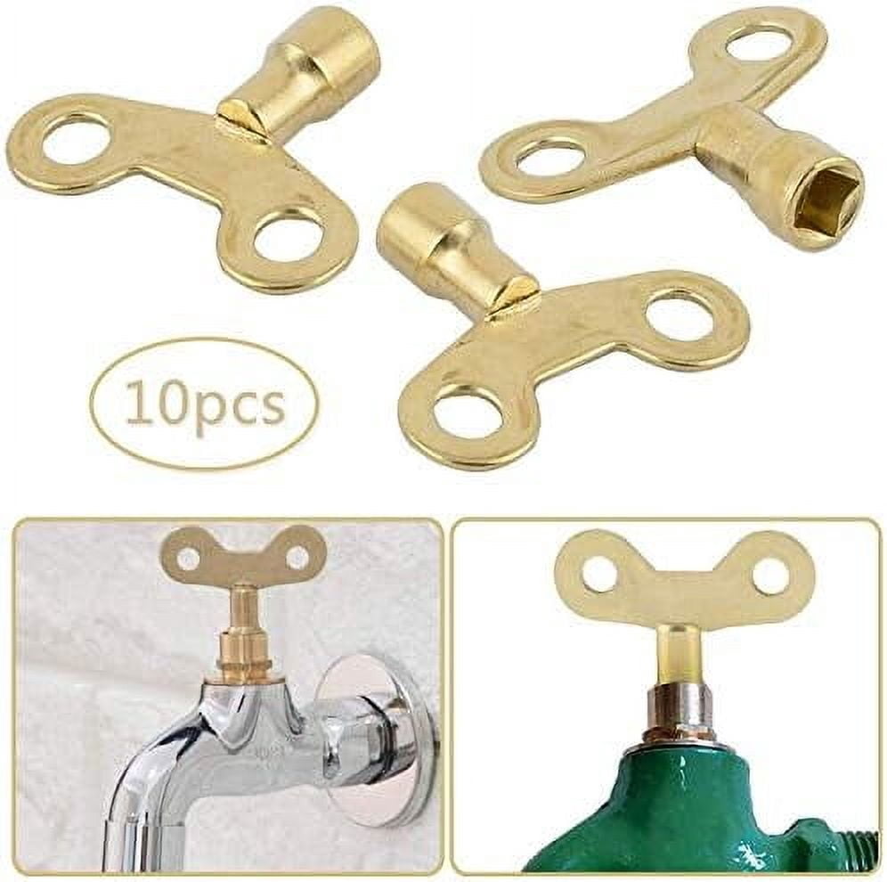 Easigrip Radiator Key, Solid Brass Construction for Durability, Multi ...