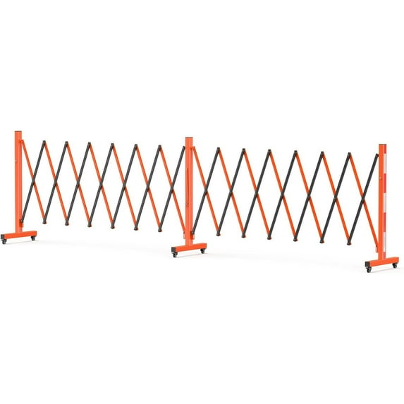 Easily Assembled Metal Expandable Barricade Gate,23FT Folding Safety ...
